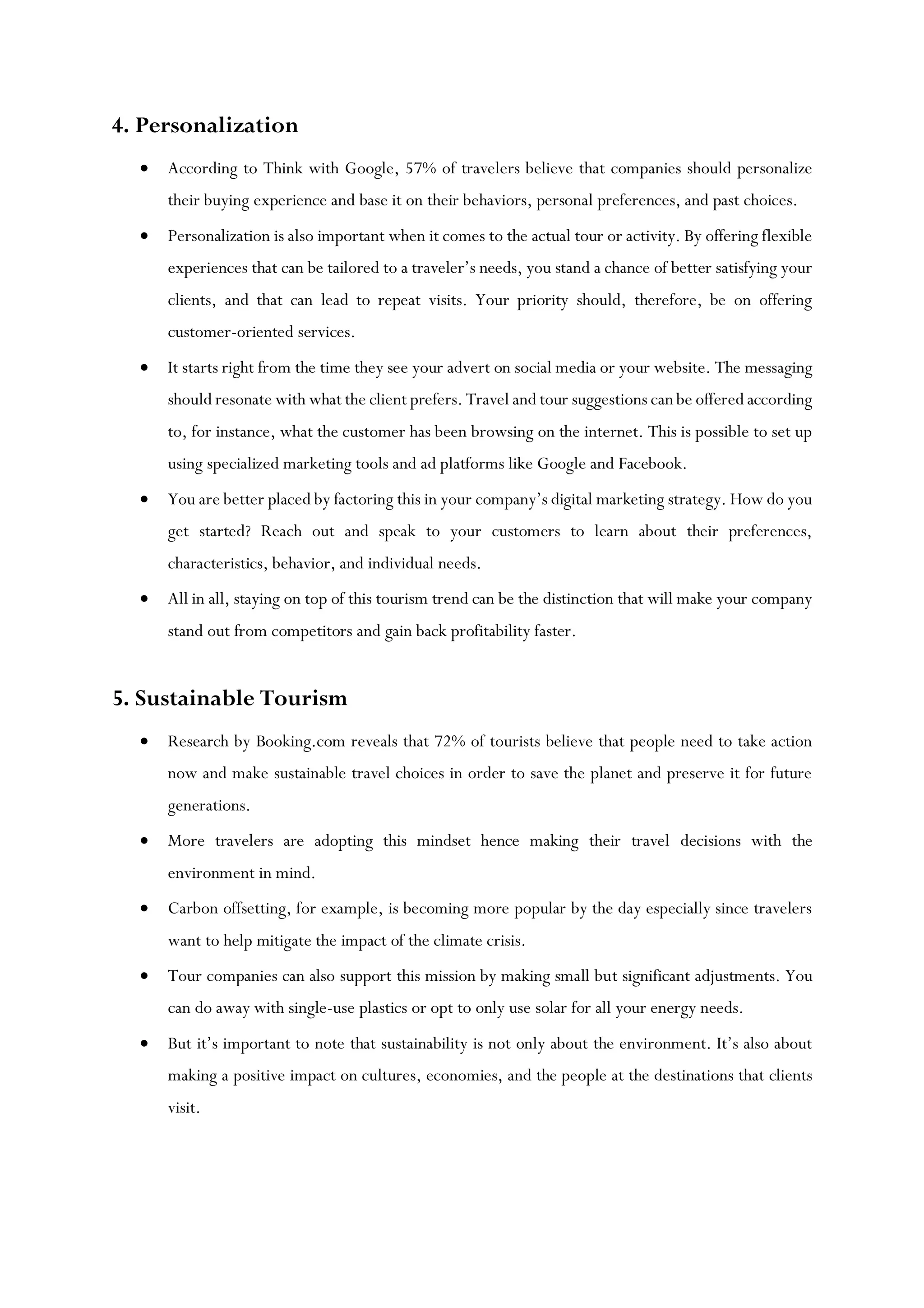 International Tourism notes - 9 Tourism Trends That Will Shape the ...