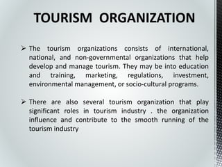 International tourism organization | PPTX