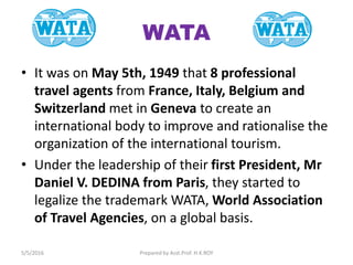 International tourism organization | PPTX