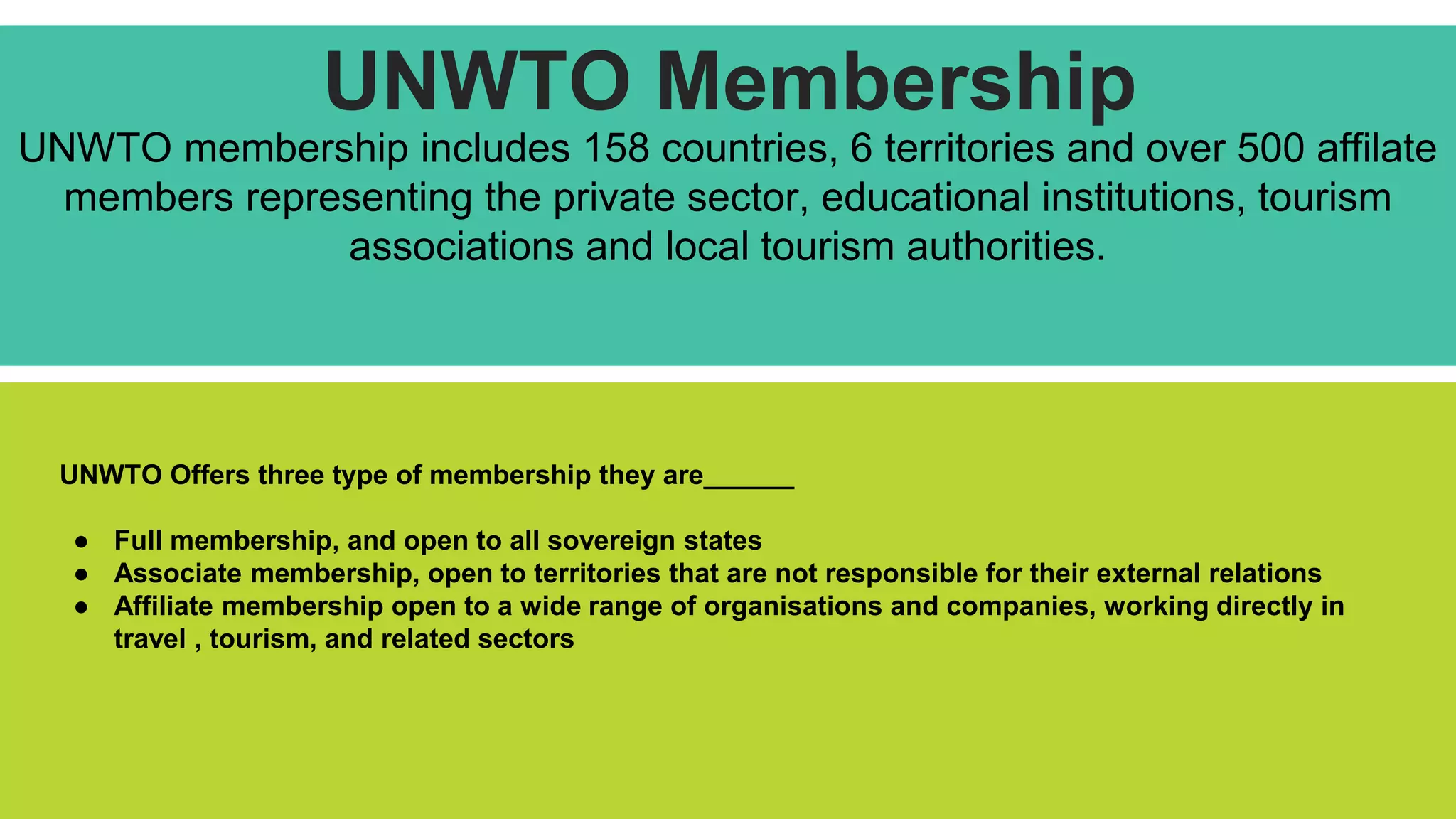 International tourism organizations | PPTX