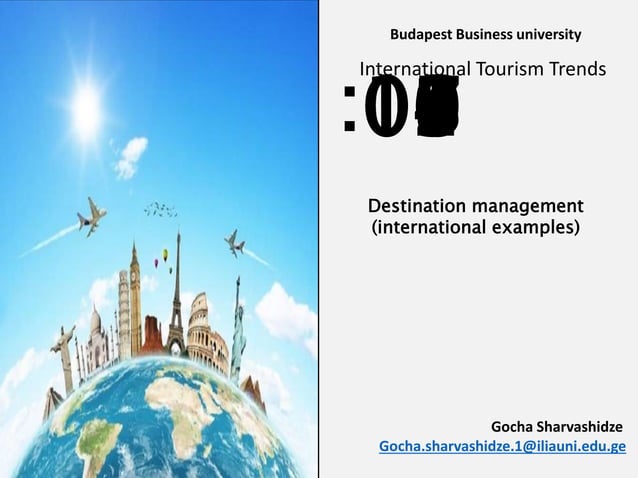 Destination management international examples | PPT