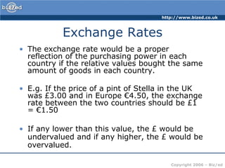 International Trade & Exchange Rates | PPTX