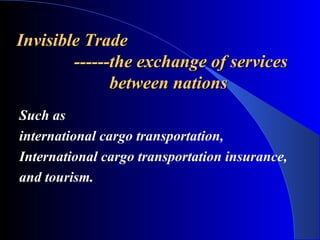 International trade a listing of organizations and policies | PPT