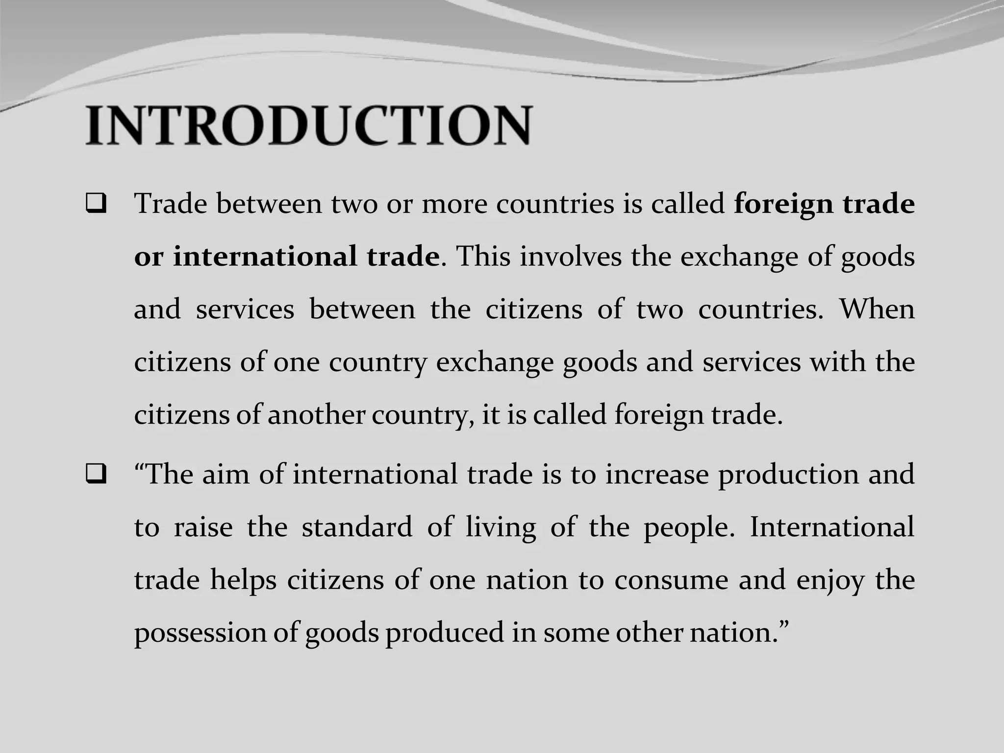 international trade and ...business.pptx | Commodities | Economy