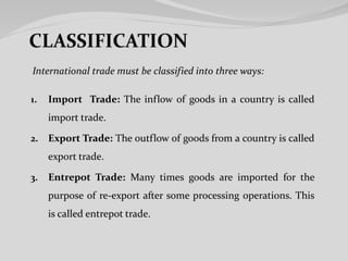 International trade | PPTX