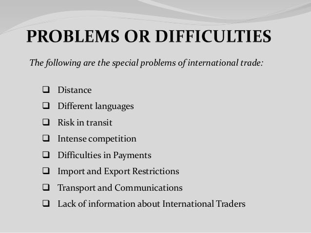 International Trade Definition Examples And Forms