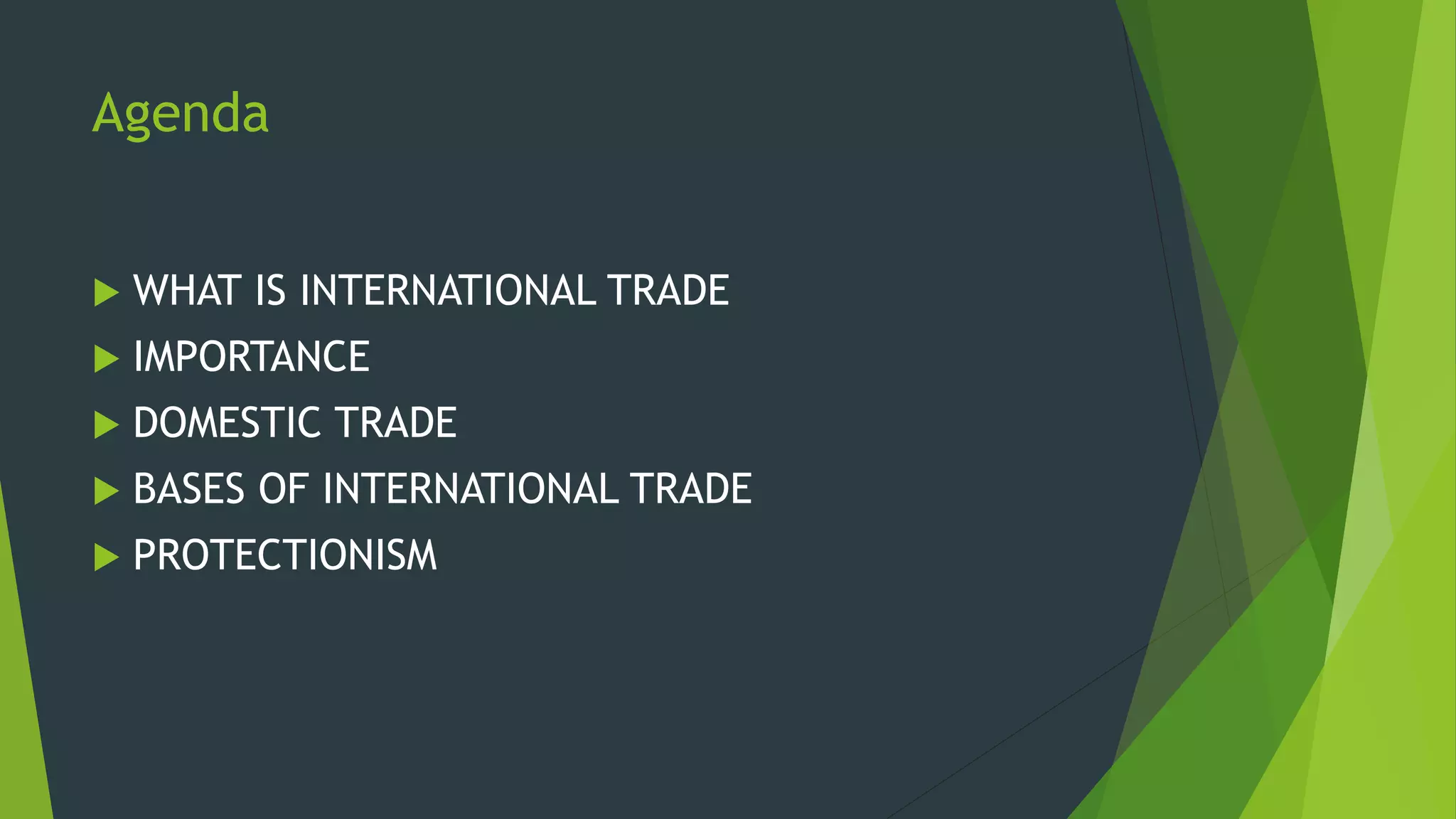 International trade | PPTX