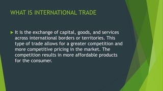 International trade | PPTX