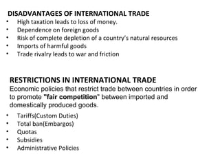 International trade | PPT