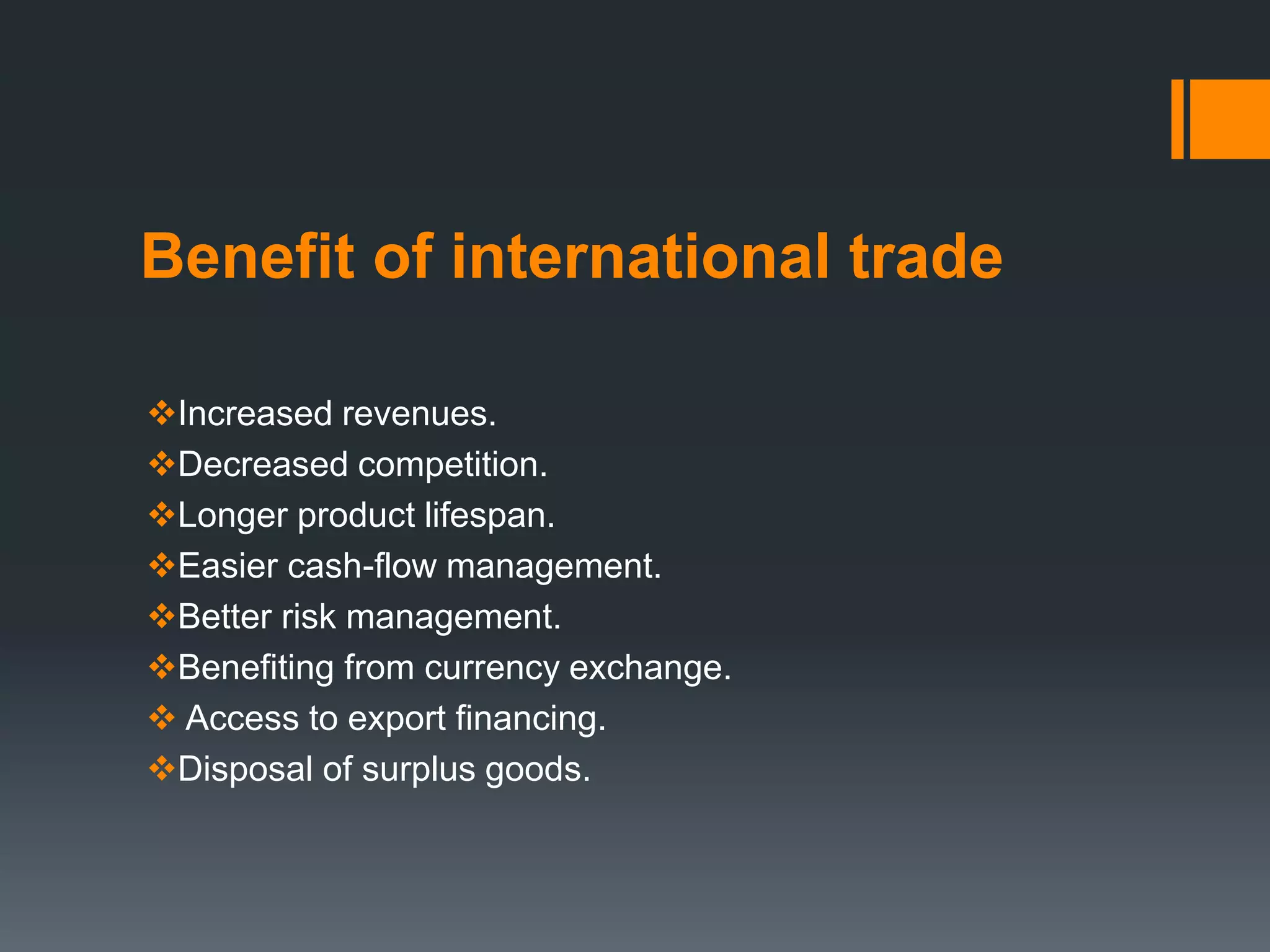 International trade | PPTX