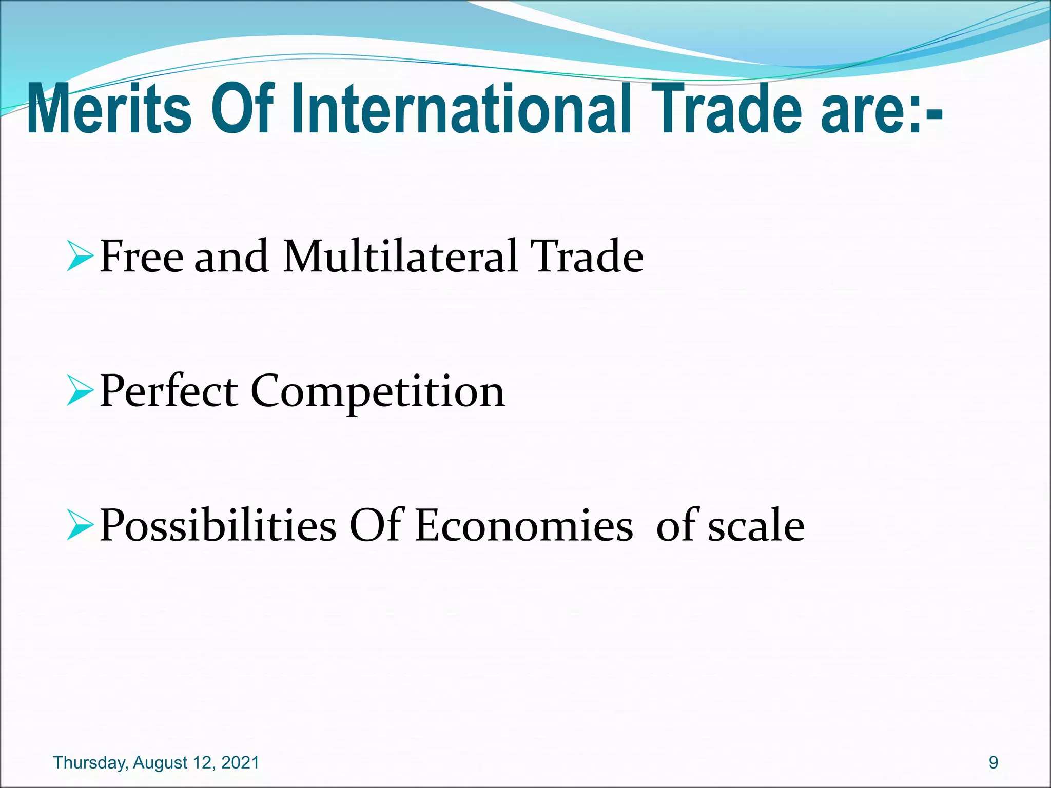International trade | PPT