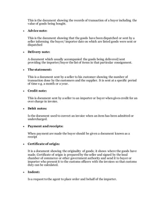 International trade | DOCX