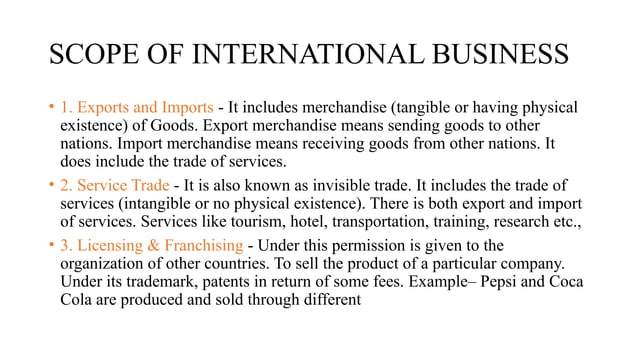 INTERNATIONAL TRADE subject for B.ecom 4th sem | PPTX