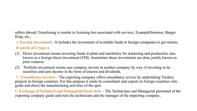 INTERNATIONAL TRADE subject for B.ecom 4th sem | PPTX