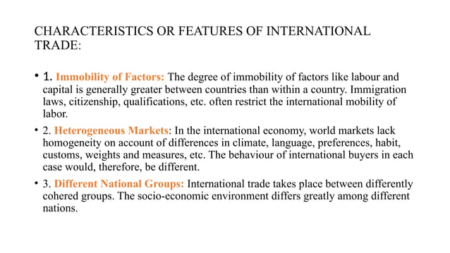 INTERNATIONAL TRADE subject for B.ecom 4th sem | PPTX