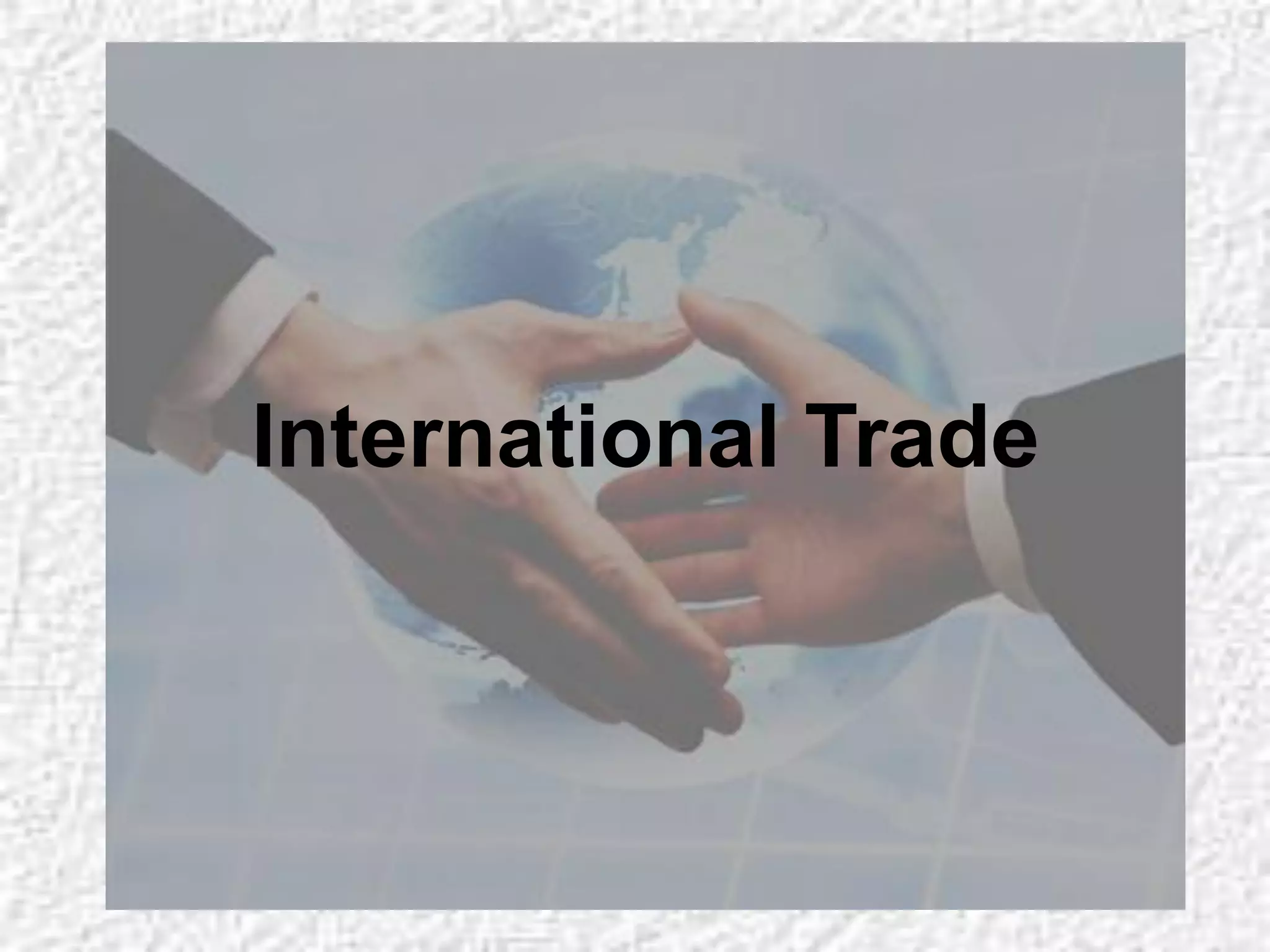 International Trade | PDF