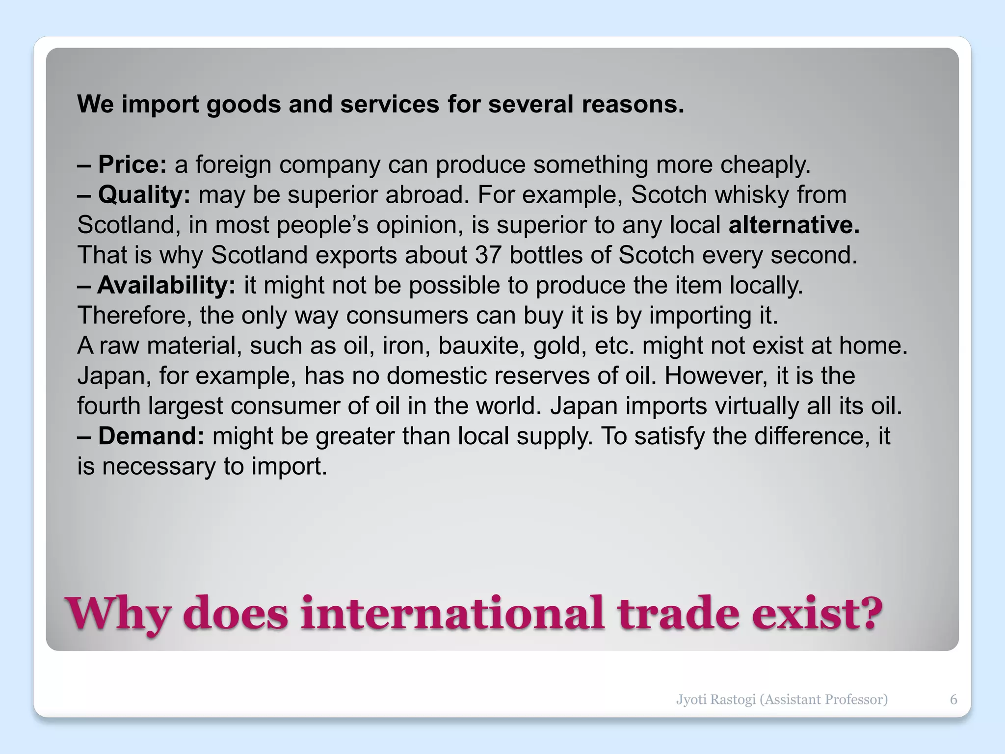 International trade | PPT