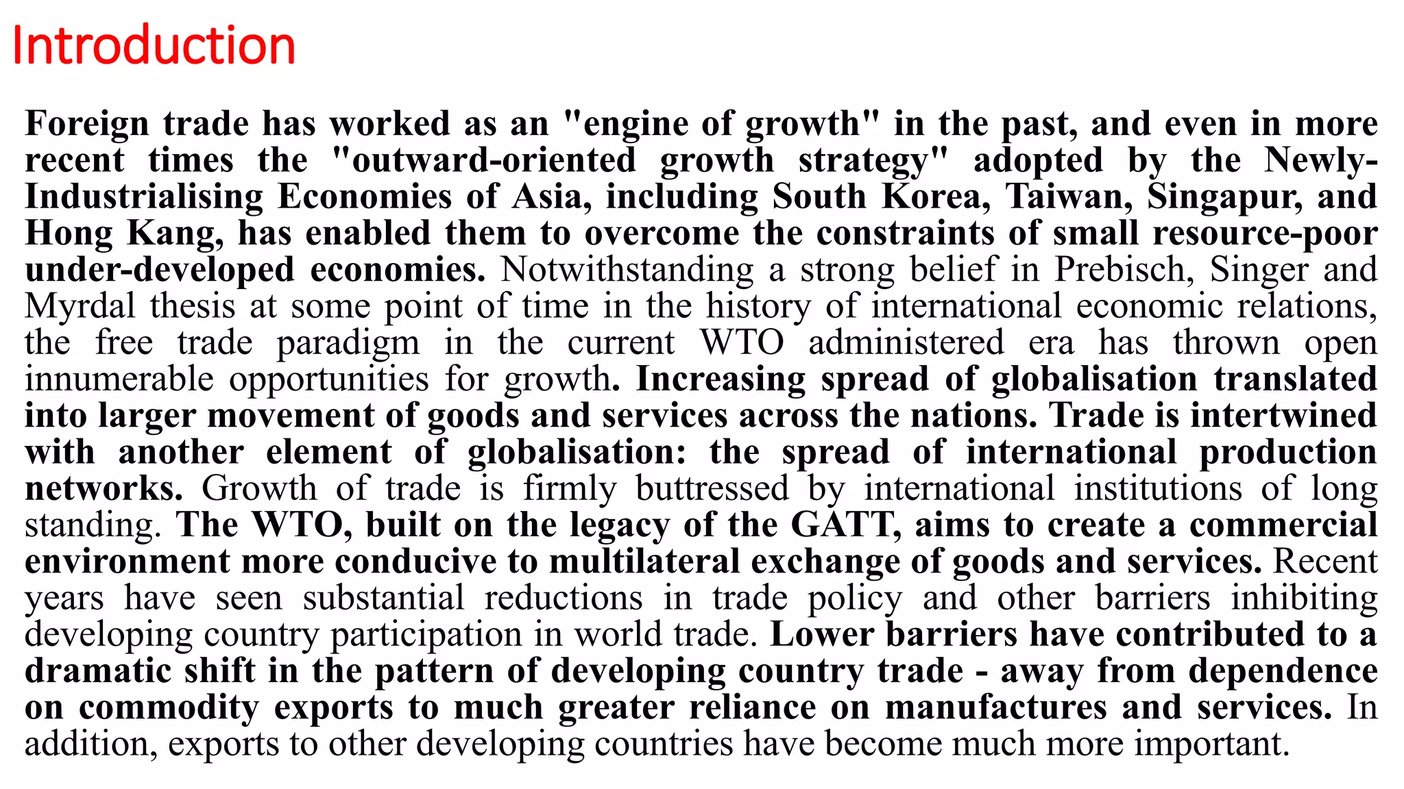 International trade and development | PPTX