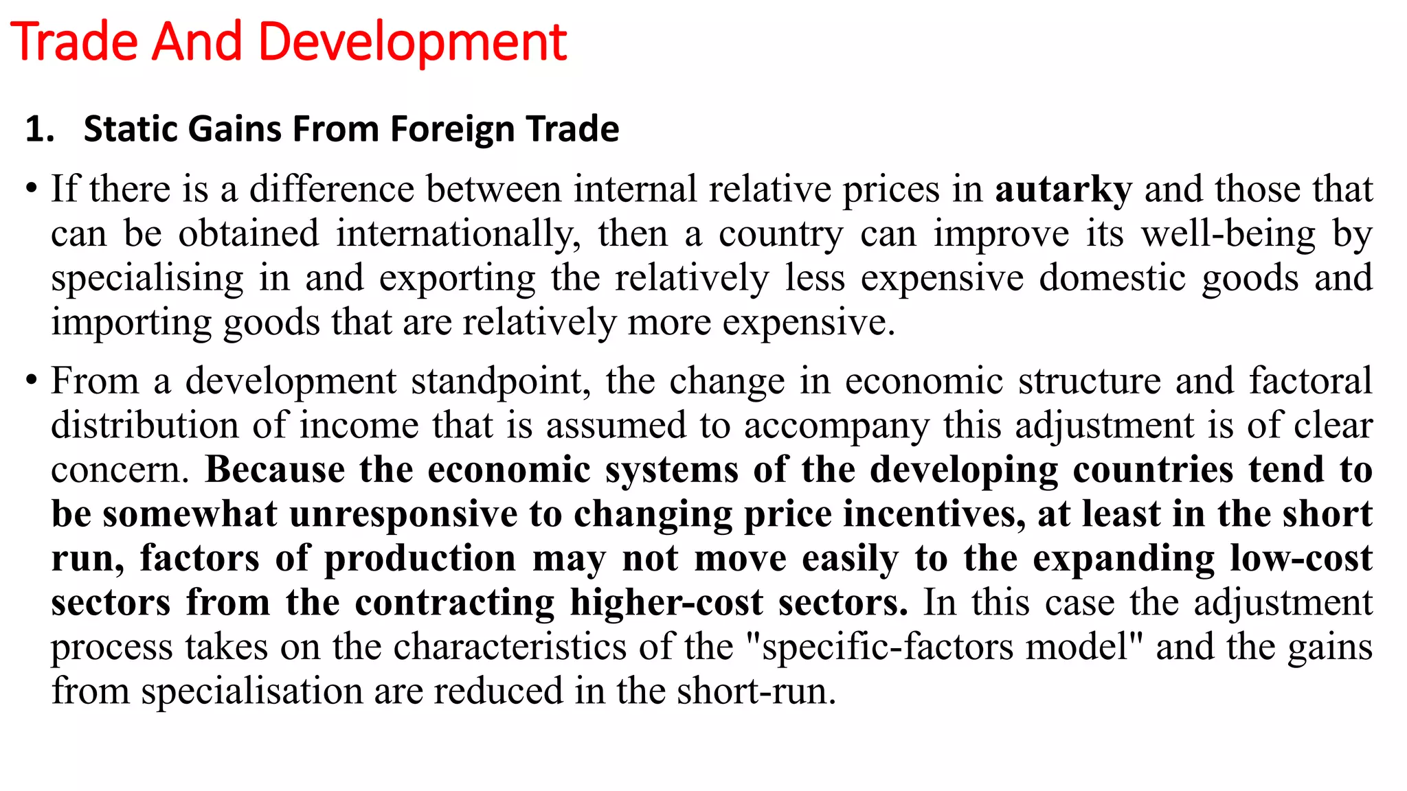 International trade and development | PPTX