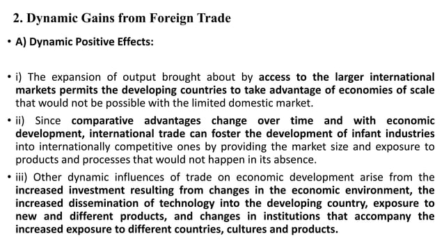 International trade and development | PPTX