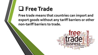 International trade and the role of trade organizations, an imperative ...