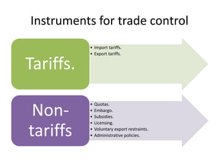 International Trade Barrier. | PPT