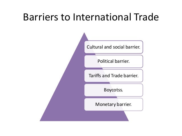 The Basics Of Tariffs And Trade Barriers