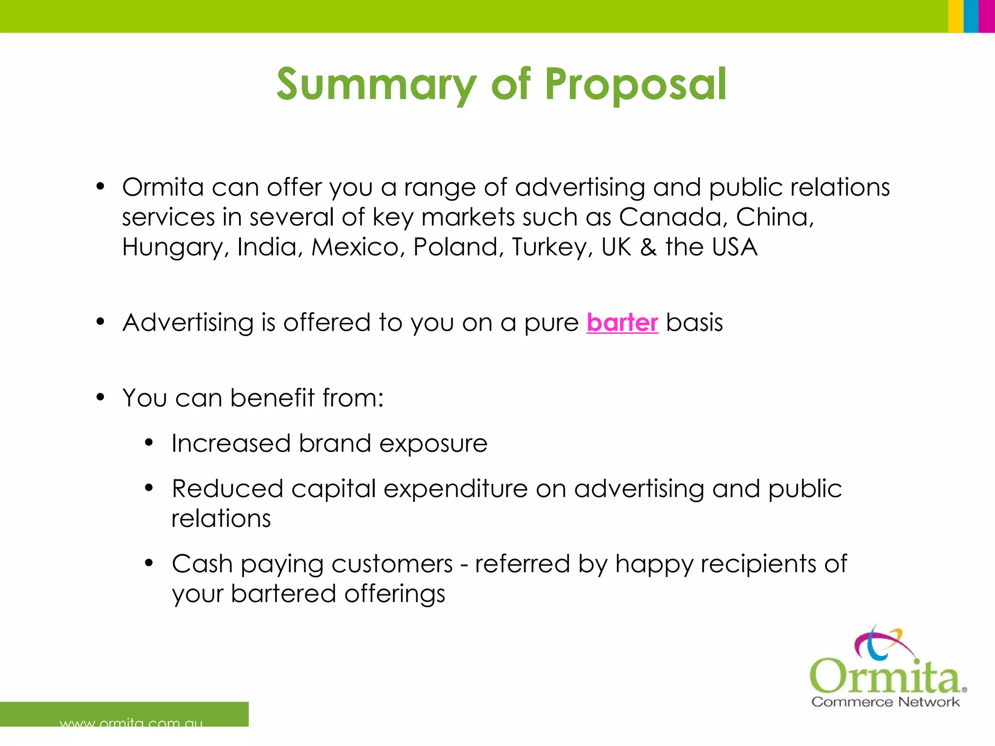 Sample International Proposal | PPT