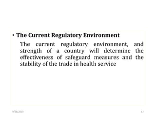 International trade in health services | PPTX