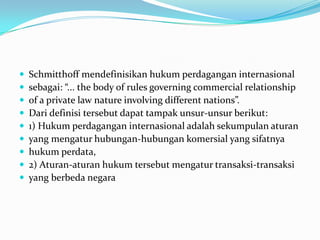 International trade law | PPT