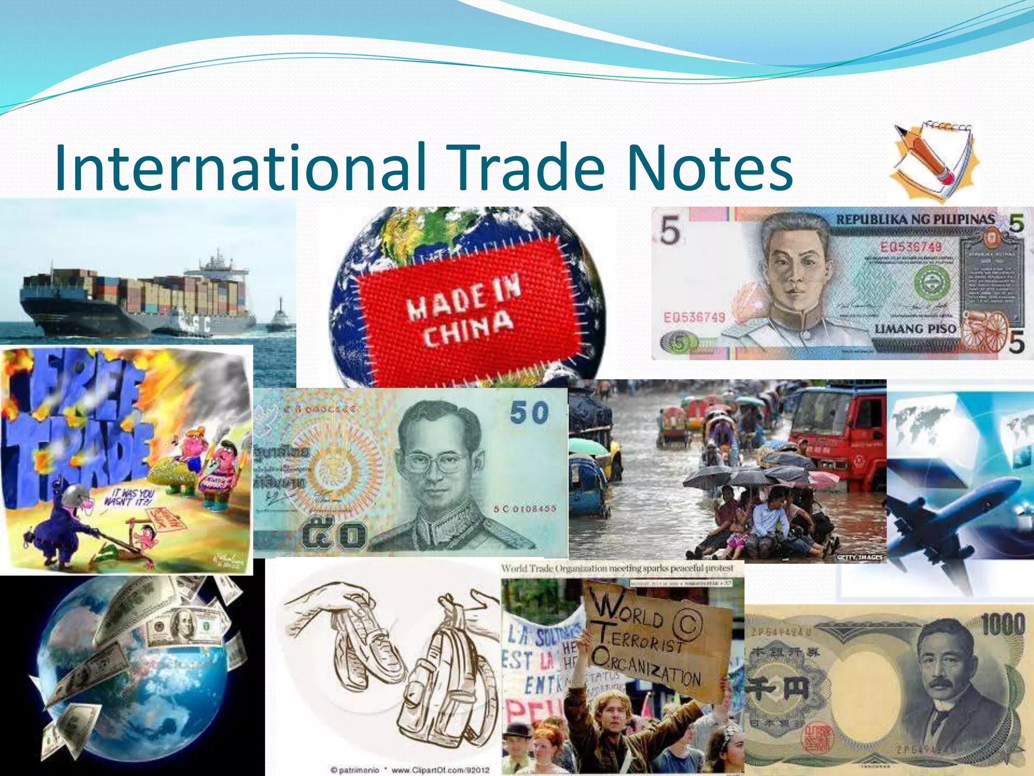 International trade notes | PPTX