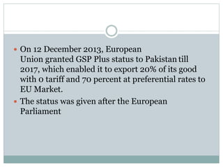 International trade of pakistan | PPTX