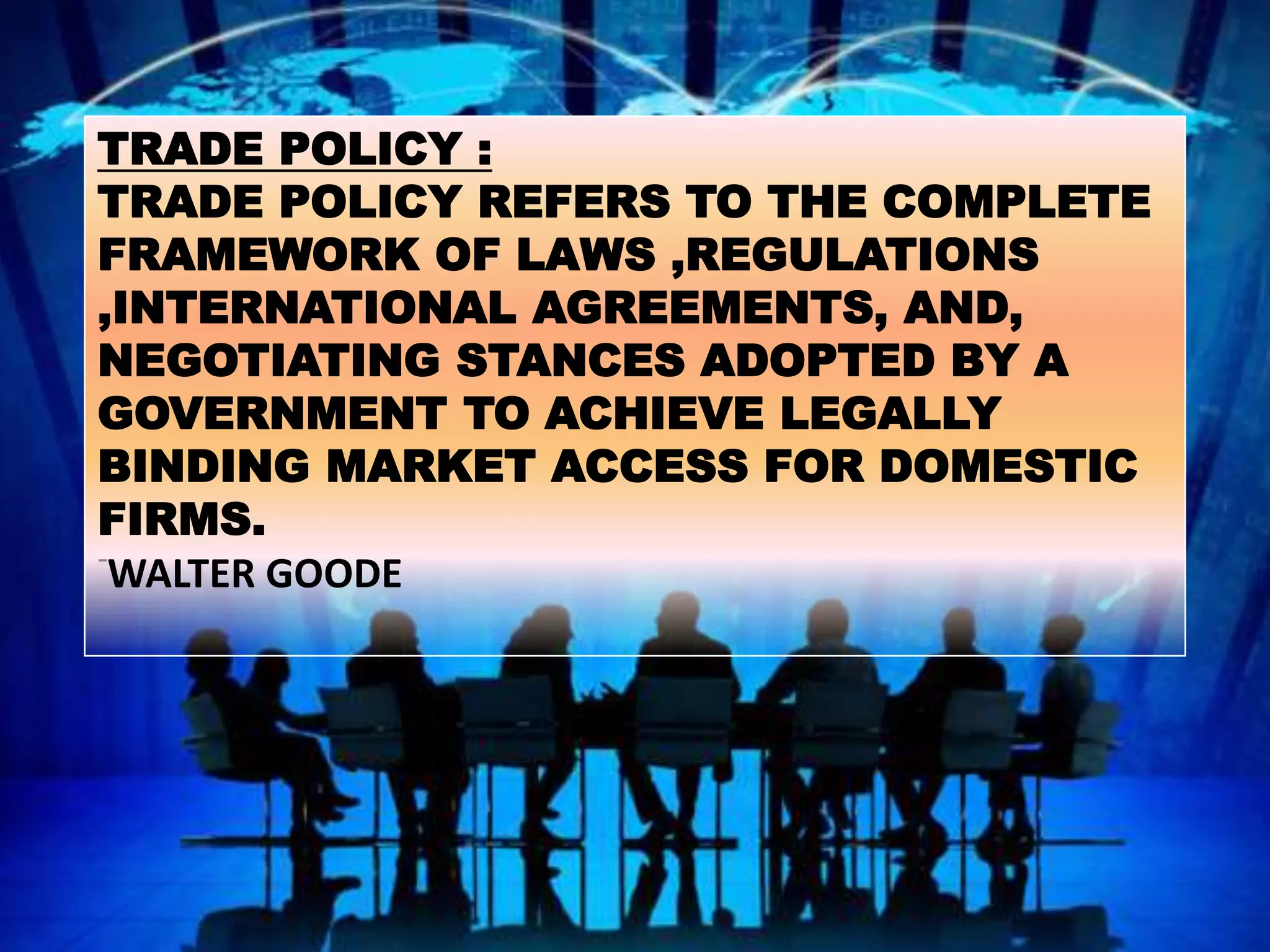 International trade policy | PPTX