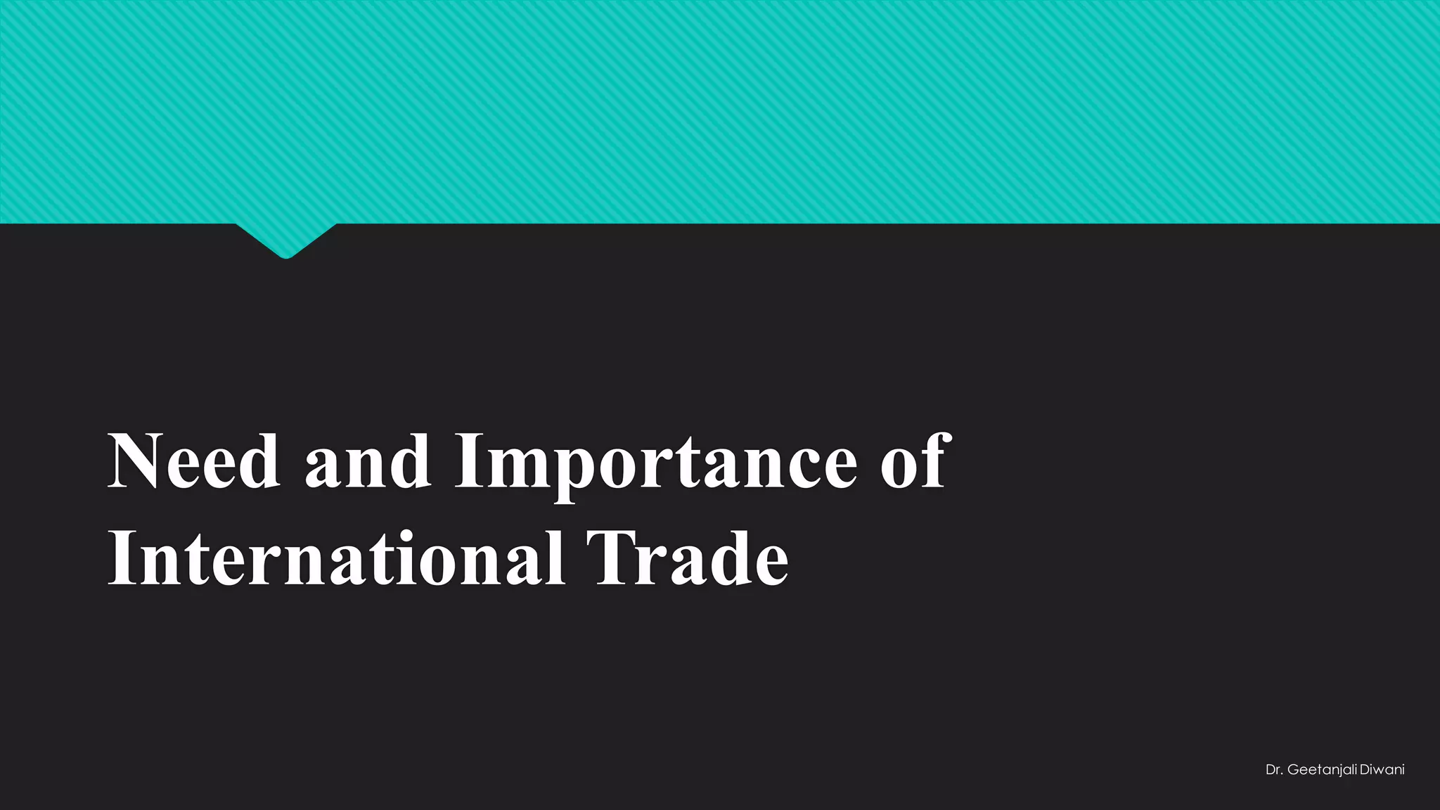 International trade ppt | PDF