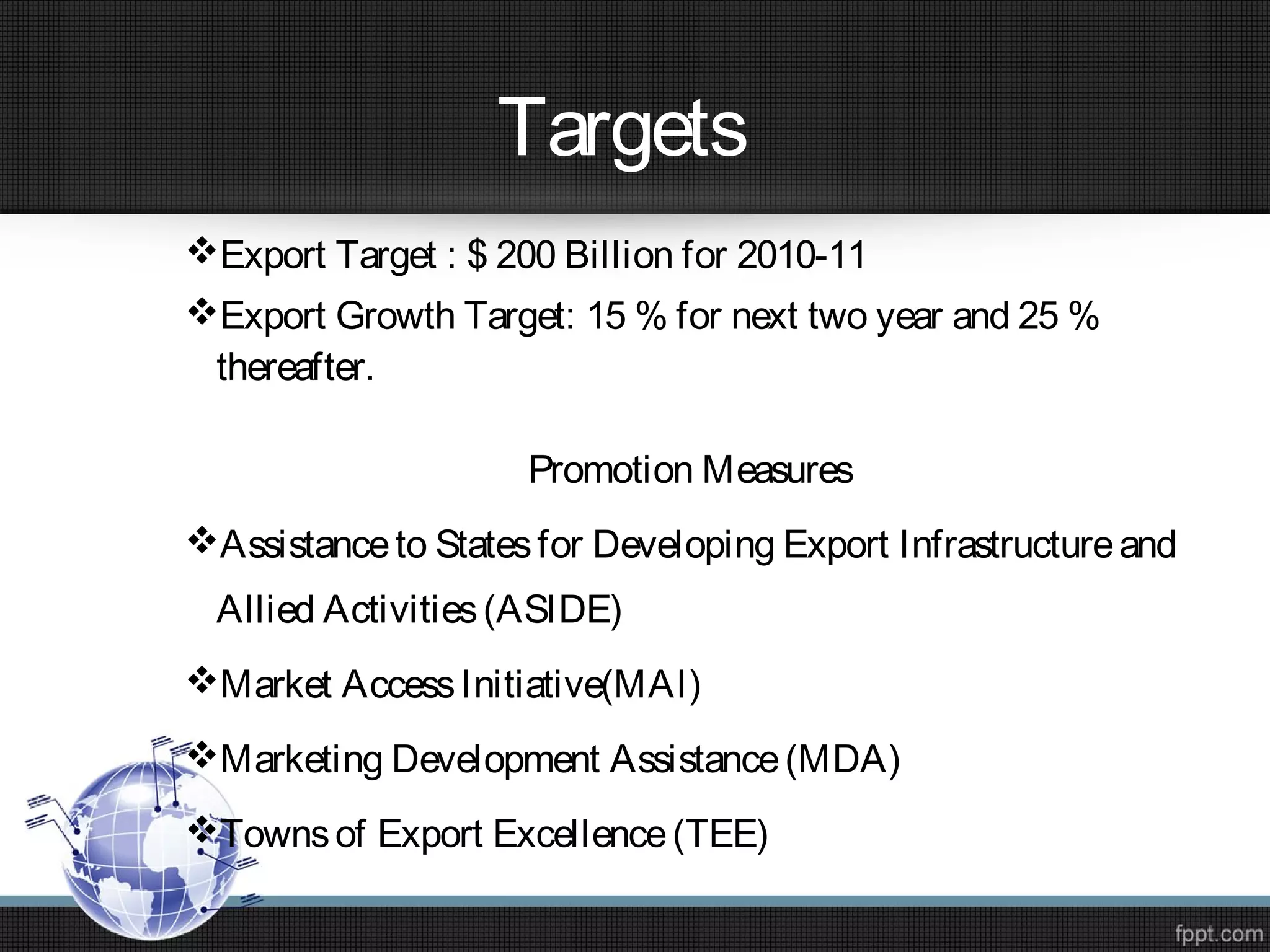 International trade promotion in india | PPT