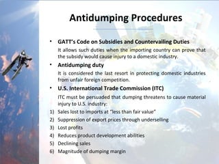 International Trade Regulation | PPT