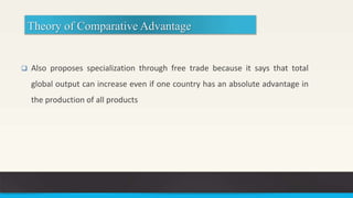 International trade theories | PPT