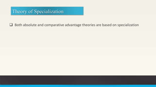 International trade theories | PPTX