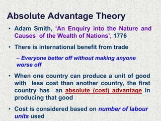 International Trade Theories .pptx