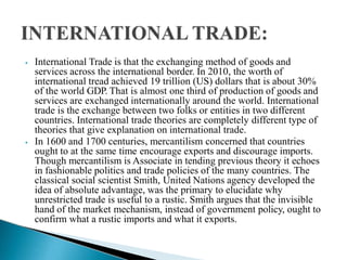 international trade theories business concepts | PPTX