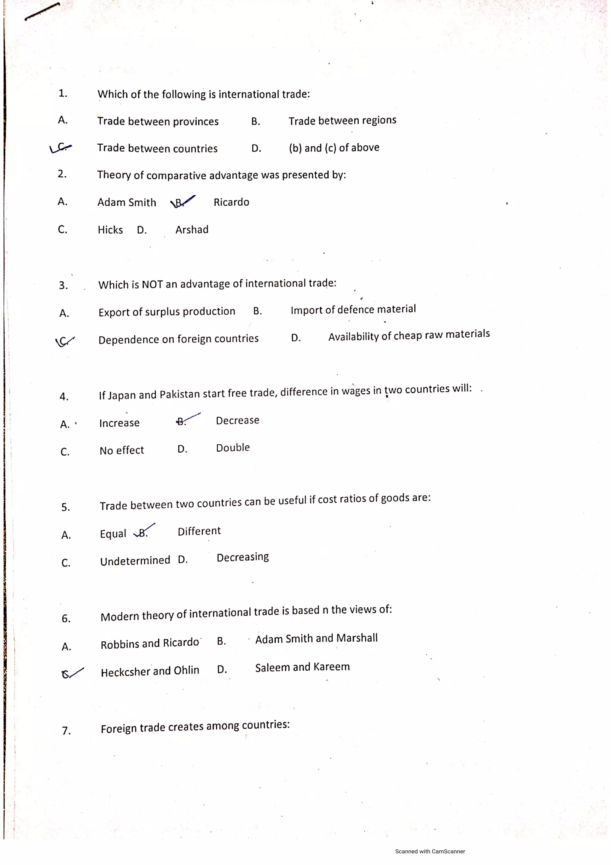 200 International Trade Solved Mcqs – TRPILJ