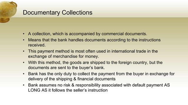 Letter of Credit | Documentary Collection | DA and DP process | Trade ...