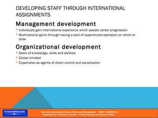 International training and development | PPT
