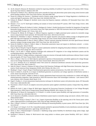 International Transactions on Electrical Energy Systems - 2021 - Hamza ...