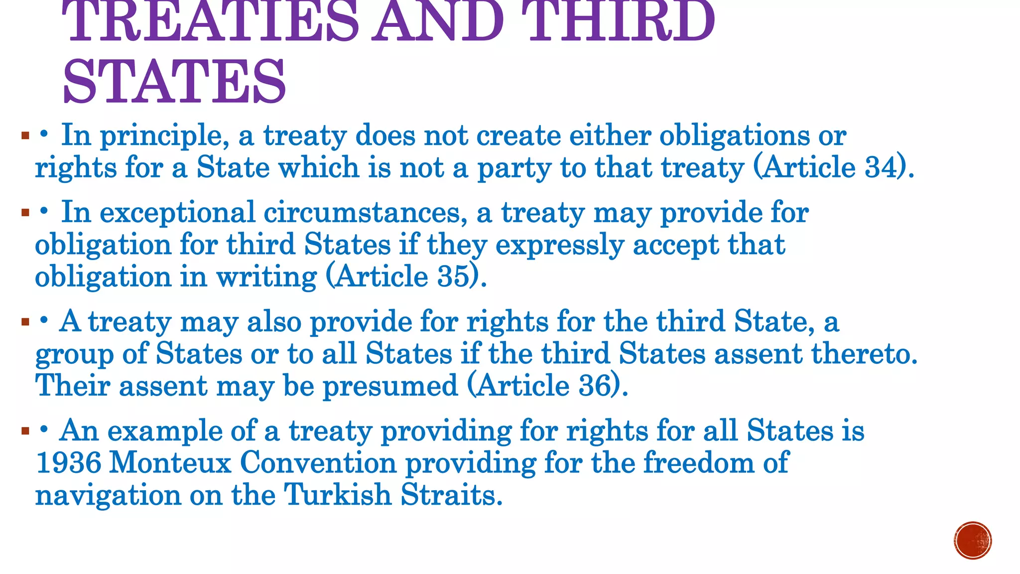 International treaties/ convention | PPTX