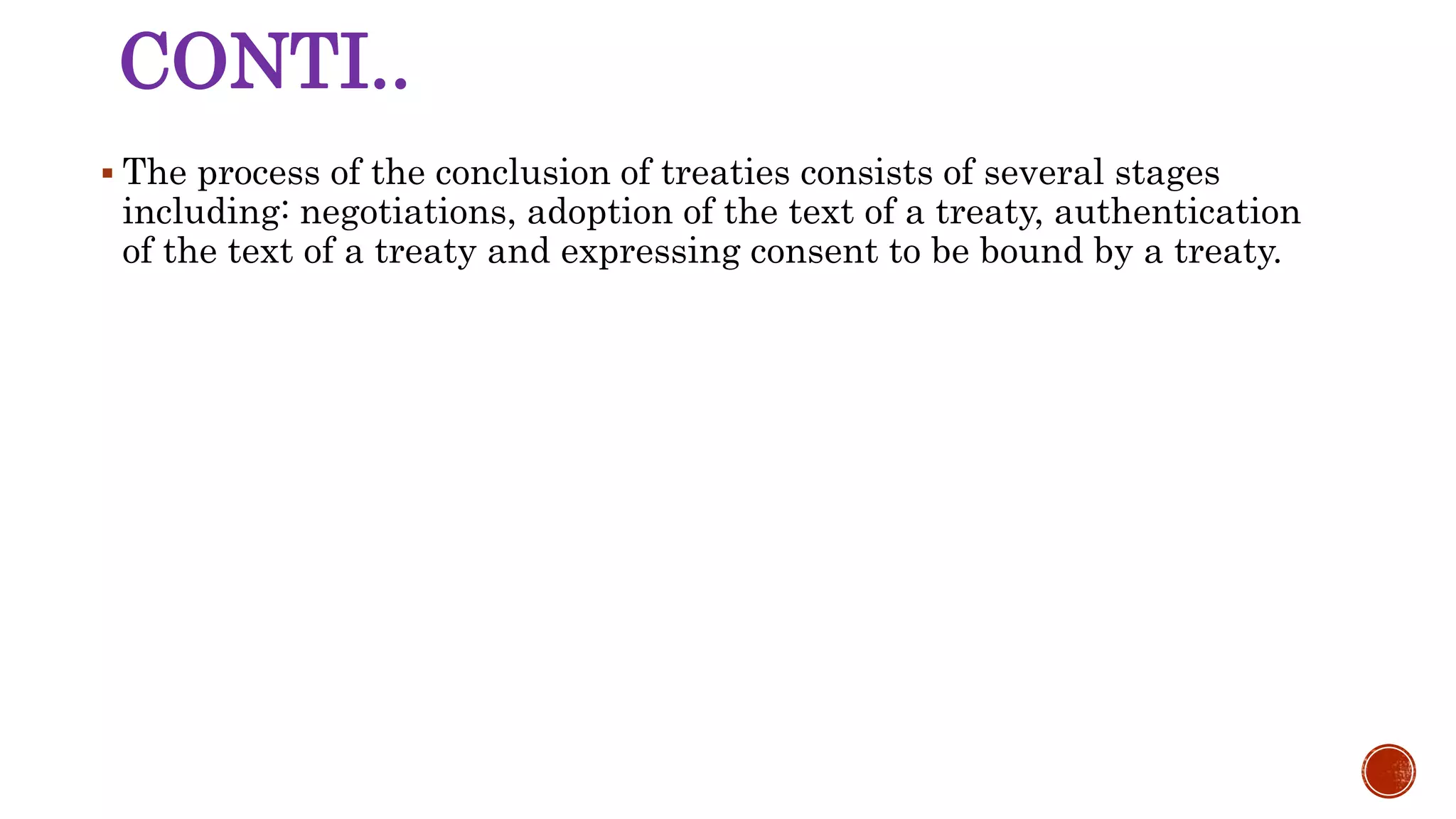 International treaties/ convention | PPTX