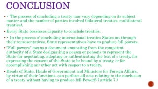 International treaties/ convention | PPTX