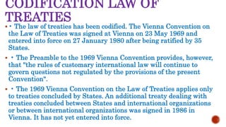 International treaties/ convention | PPTX