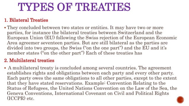 International treaties/ convention | PPTX | Law
