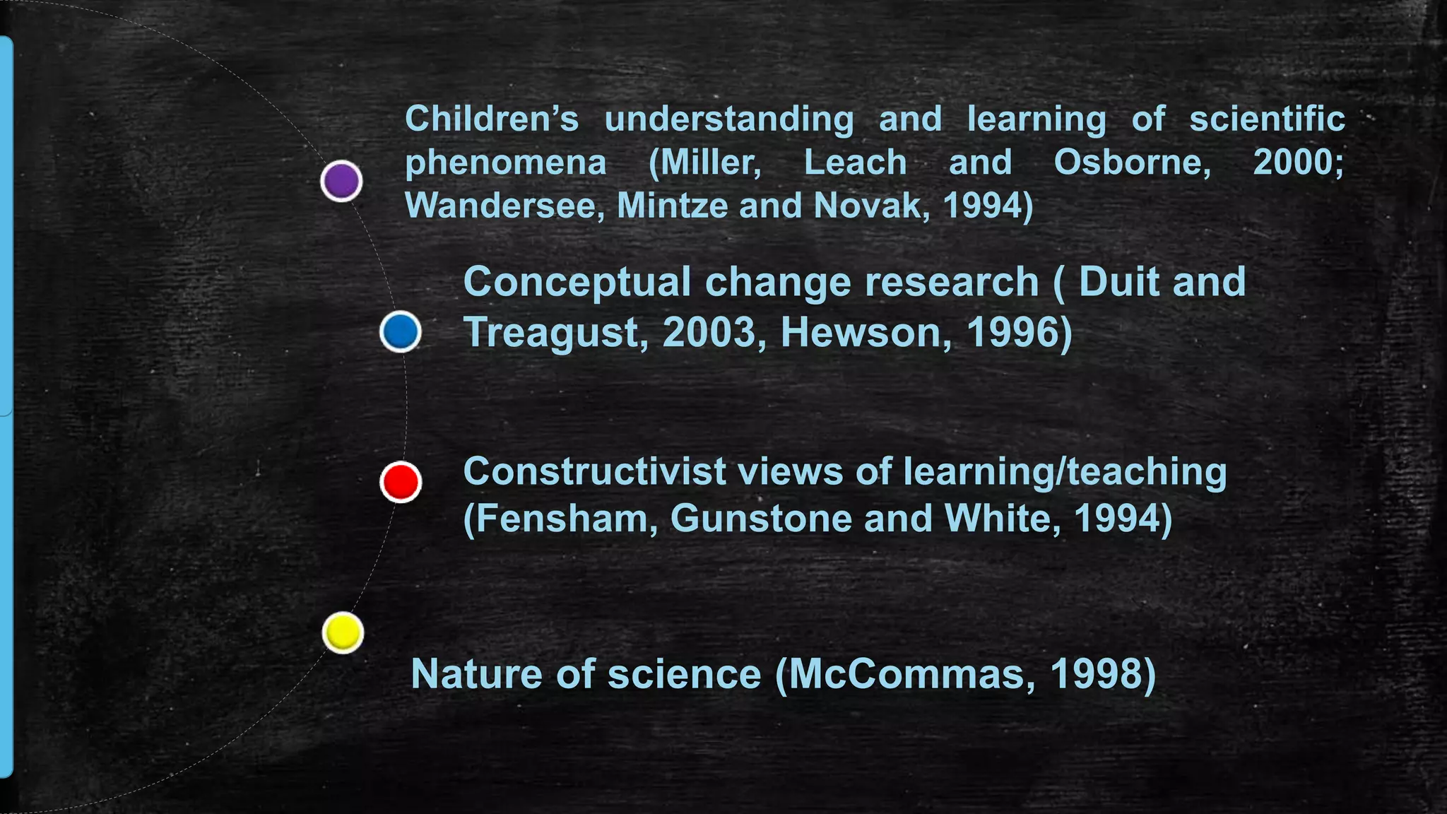 International Trends in Science Education Research | PPTX